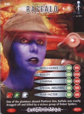 Jason's Doctor Who Reference Guide - Battles in Time - Card 048 - Raffalo